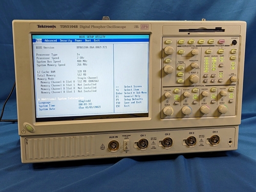 Tektronix TDS5104B Digital Phosphor Oscilloscope w/ 10.4" Display, 1 ...