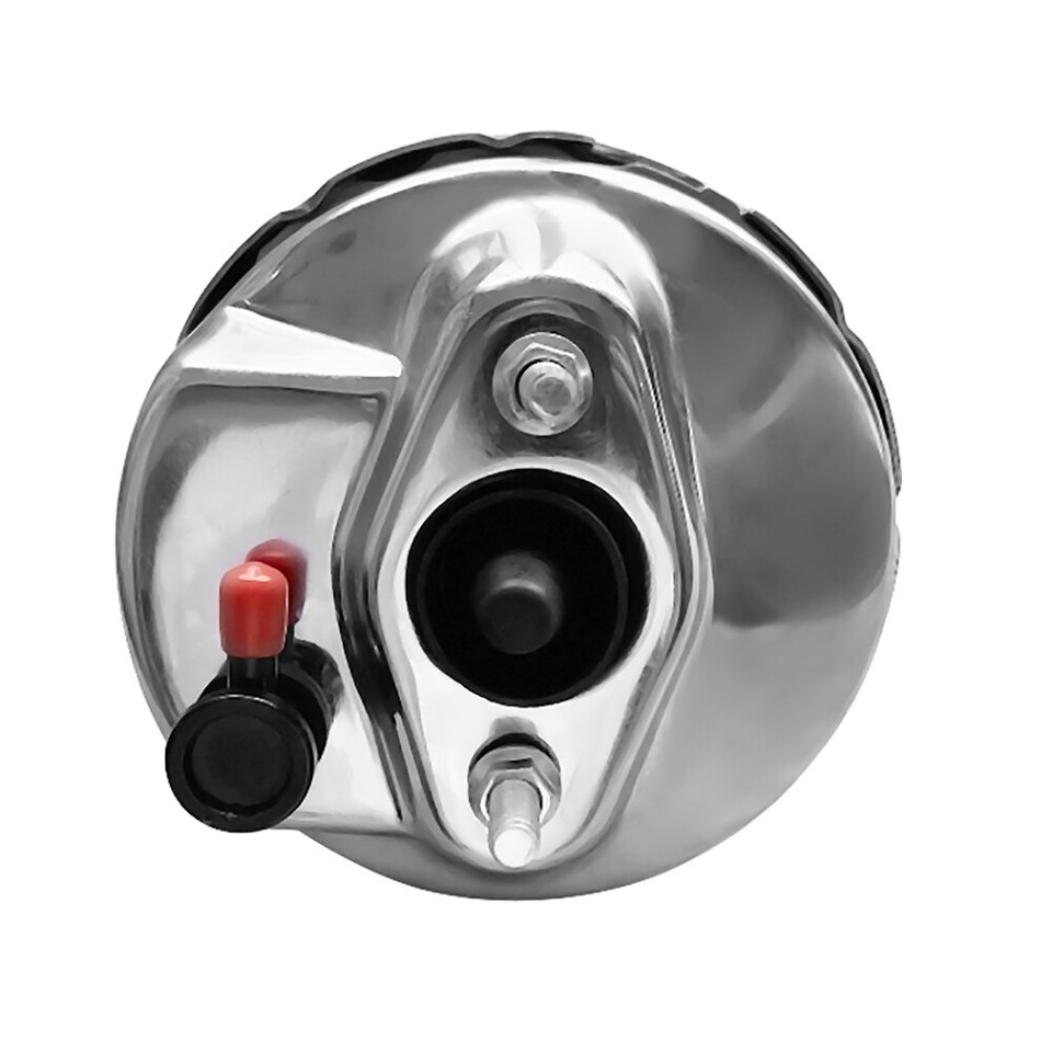 8" Dual Diaphragm Universal Bendix Style Brake Booster Chrome Finish ...