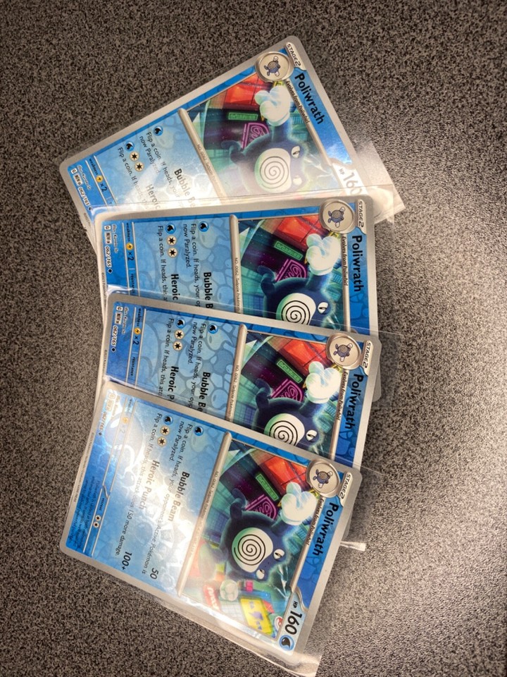 Poliwrath 062/165 NM Reverse Holo English Pokemon 151 TCG | eBay