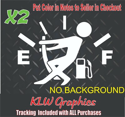 Gas Guy Vinyl Decal Sticker Car Turbo Diesel Truck 6.6L 5.3L Boost JDM ...