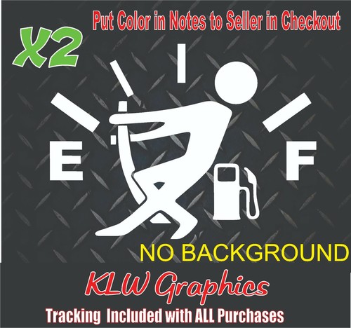 Gas Guy Vinyl Decal Sticker Car Turbo Diesel Truck 6.6L 5.3L Boost JDM ...