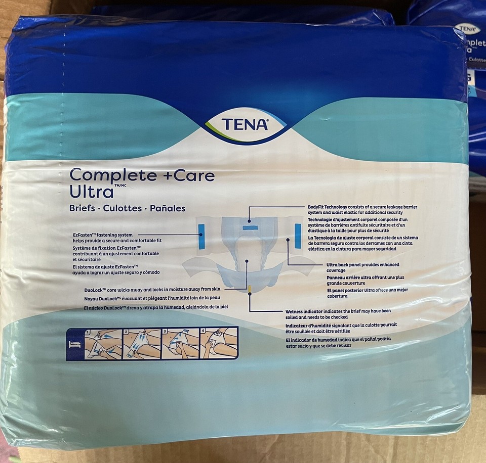 Tena Complete Ultra Incontinence Brief, Large | eBay