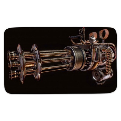 Men's Machine Gun Playing Card Play Mat Anime Playmat Desk Mouse Pad ...