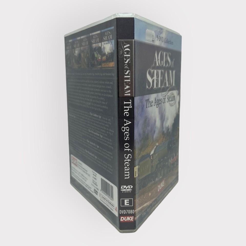 Age of Steam - The Ages of Steam Volume 1-5 DVD Set (5 Discs) - Region ...