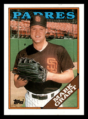 1988 Topps Mark Grant San Diego Padres #752 Junk Wax NM-MINT | eBay