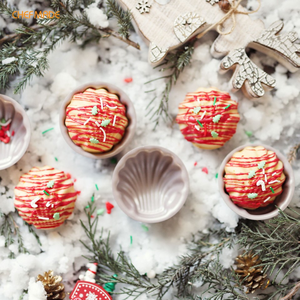 CHEFMADE Madeleine Pans, Spherical Shell Madeline Cake Pan | eBay