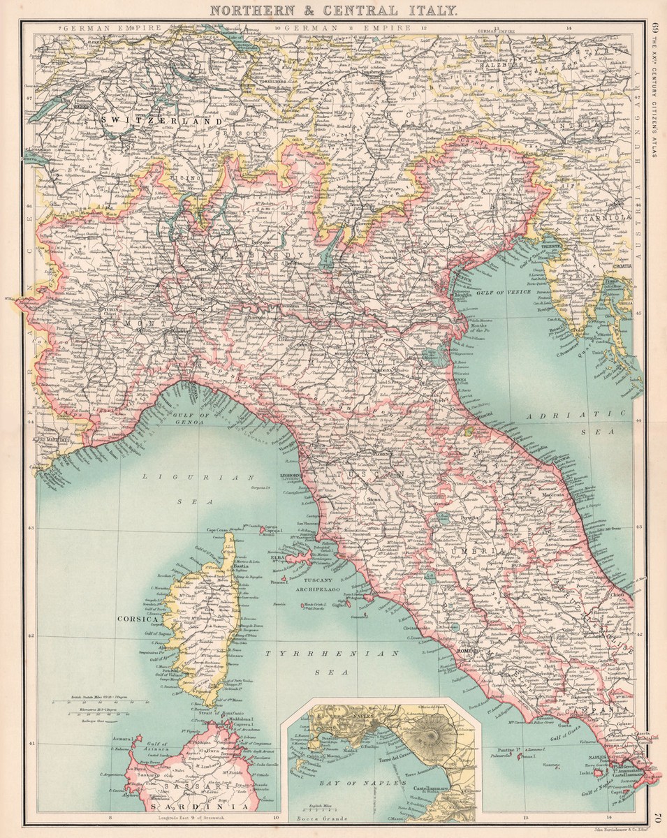 Northern Italian Map
