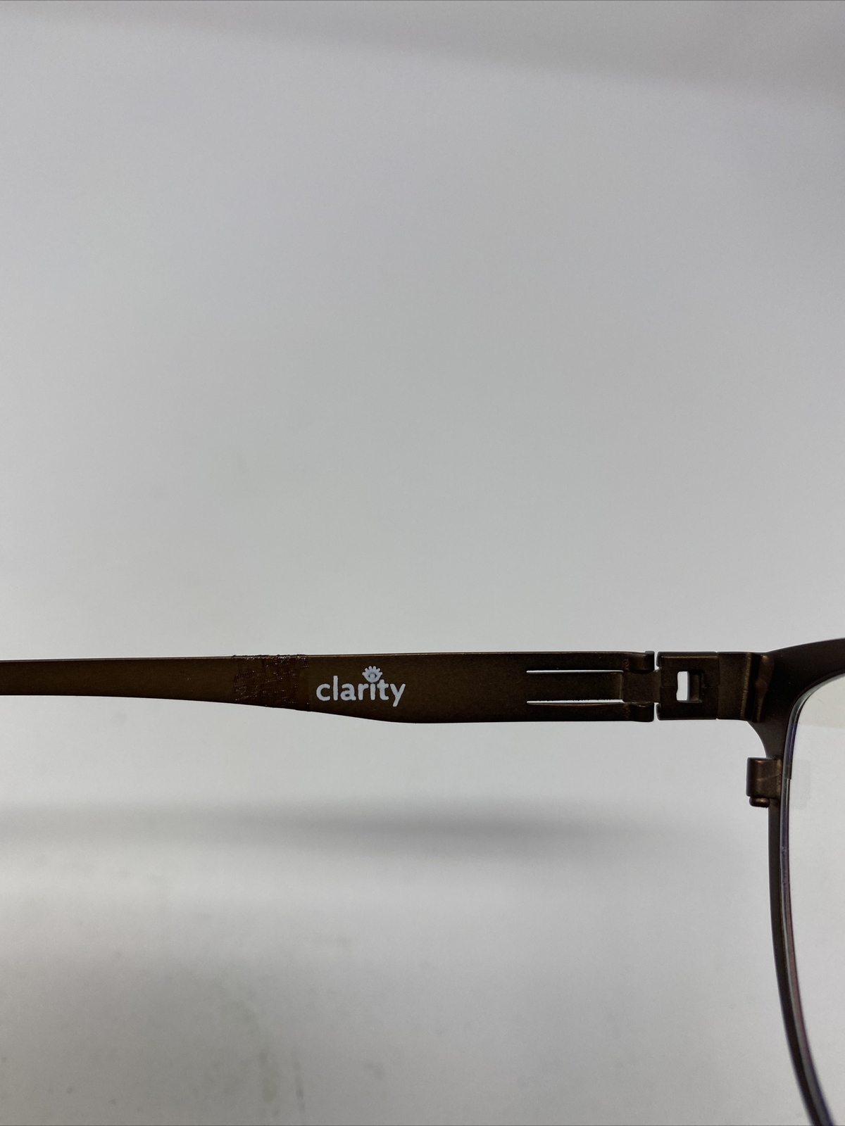 CLARITY EYEGLASSES FRAME 411 1 52-17-138 BROWN FULL RIM IG22 | eBay