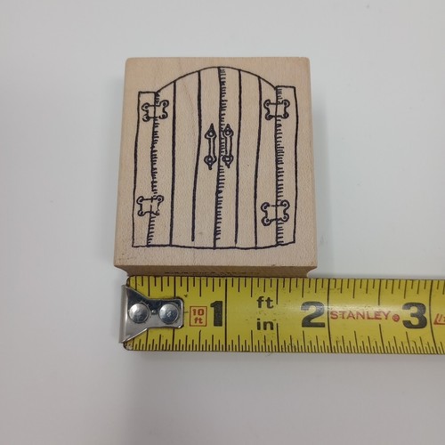 Rubber Moon Marylinn Kelly Garden Gate Wood Mounted Rubber Stamp | eBay