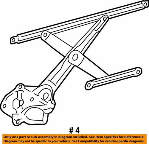 69802-12220 Toyota Regulator sub-assy, front door window, lh 6980212220 ...