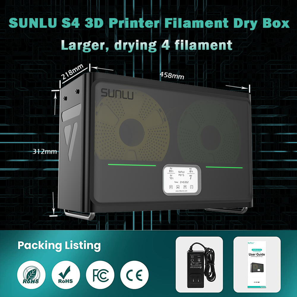 SUNLU 3D Filament trockner FilaDryer S2 S1 Storage Box 3D Drucker ...