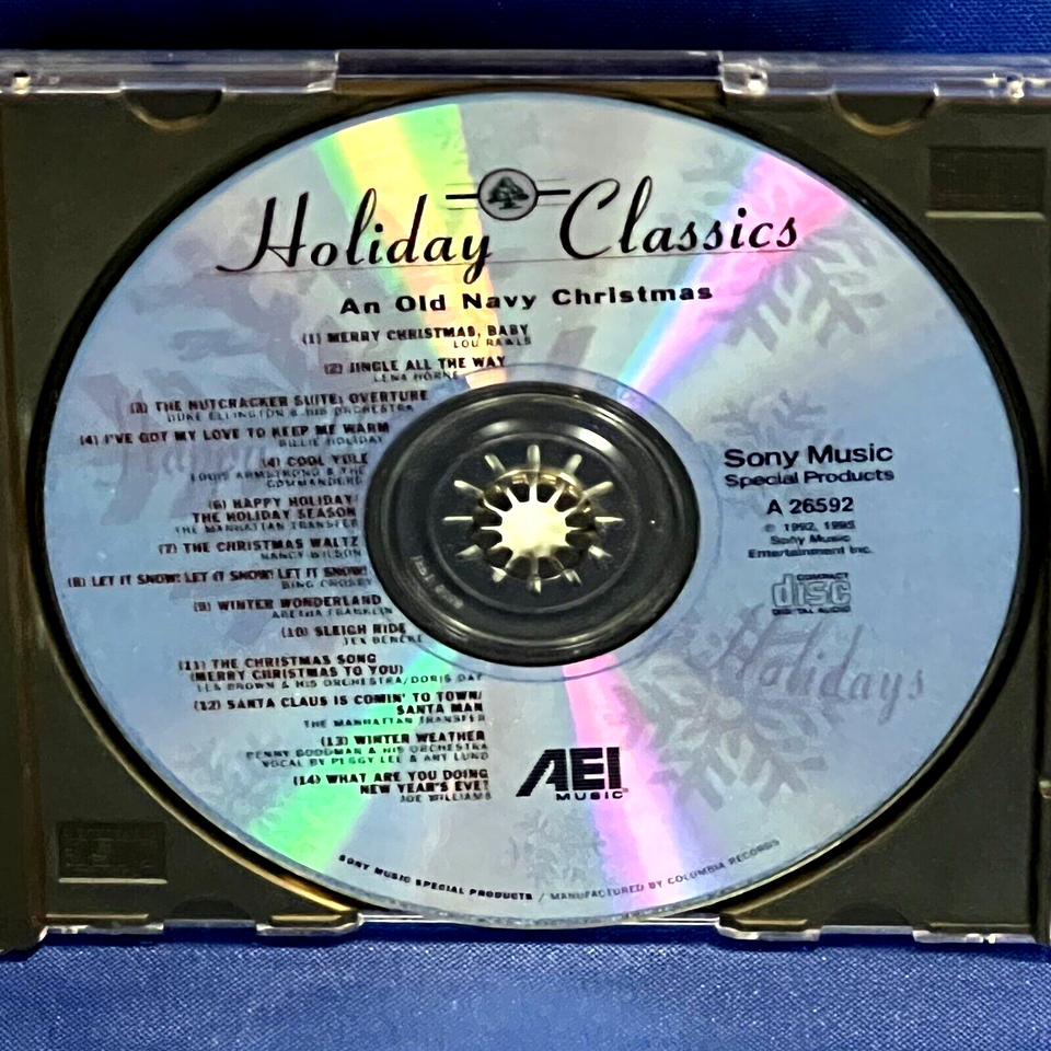 Holiday Classics An Old Navy Christmas CD 1995 Lou Rawls Bing Crosby ...