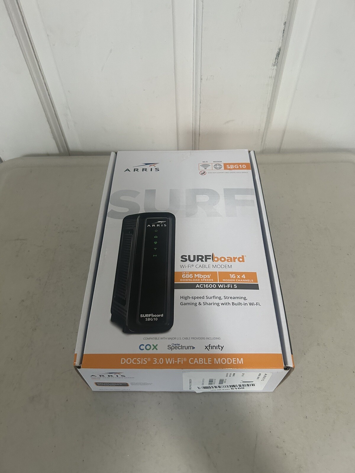 New Arris Surfboard Wi-Fi Cable Modem SBG10 612572216705 | eBay