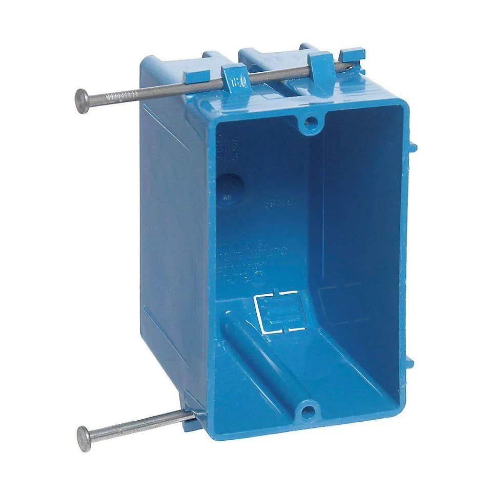 PVC 1-Gang 18 Cu. In. New Work Electrical Outlet Box (Case of 100) | eBay