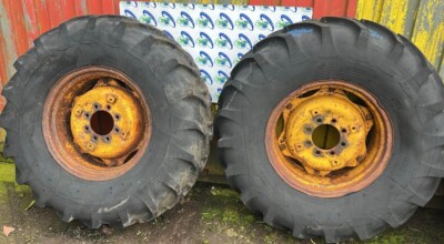 Massey Ferguson MF Industrial Tractor Tyres & Rims 16.9/14-24 NVT592 ...