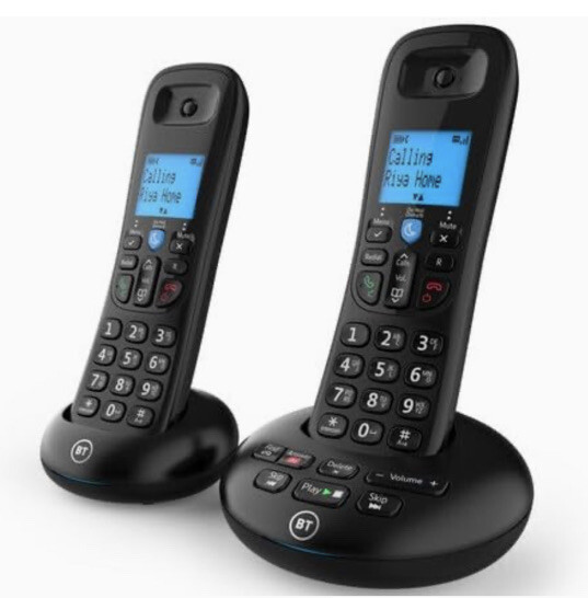 Bt 3570 Twin Cordless Phone With Answer Machine Loud Speaker Call ...