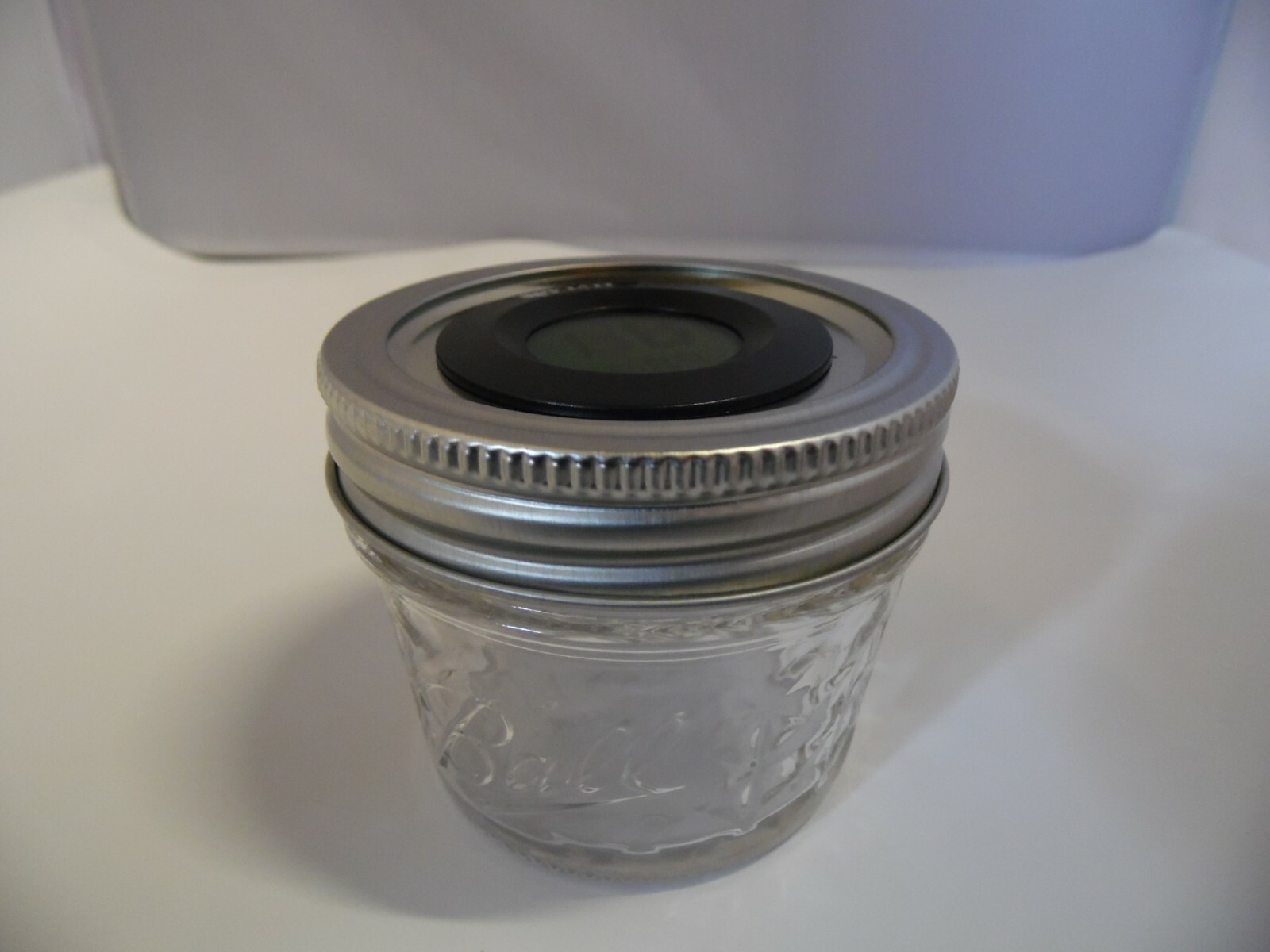 CURING JARS DIGITAL HUMIDITY/TEMP GLASS MANSON JAR 7G 14G 28G HUMIDOR ...