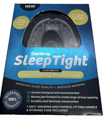 Dentemp SleepTight Mouthpiece, Anti-Snoring Custom Fit Mouthguard | eBay