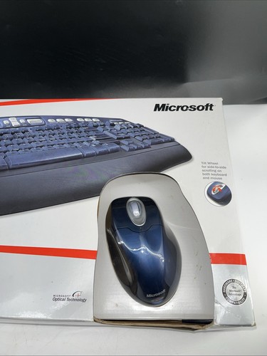 Microsoft Optical Desktop Elite Bluetooth Mouse Palm Rest Keyboard NEW ...