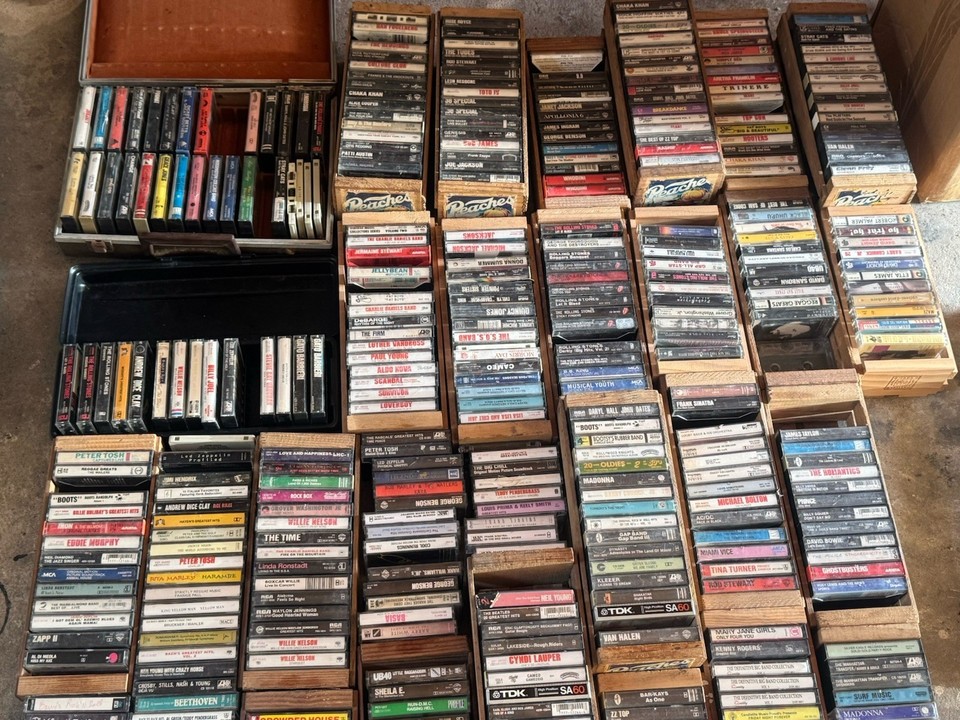 Full 400 Cassette Collection and 20 Peaches Cassette Tapes Various ...