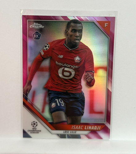 2021-22 Topps Chrome UCL - Isaac Lihadji #12 Pink Refractor /175 (RC ...