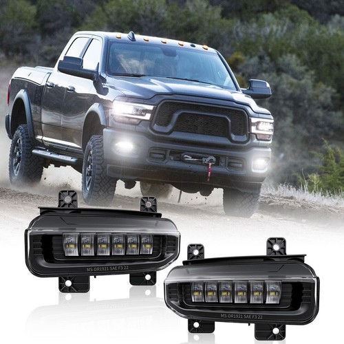 2X DOT Approved LED Fog Lights Assembly For Dodge Ram 1500 2500 3500 ...