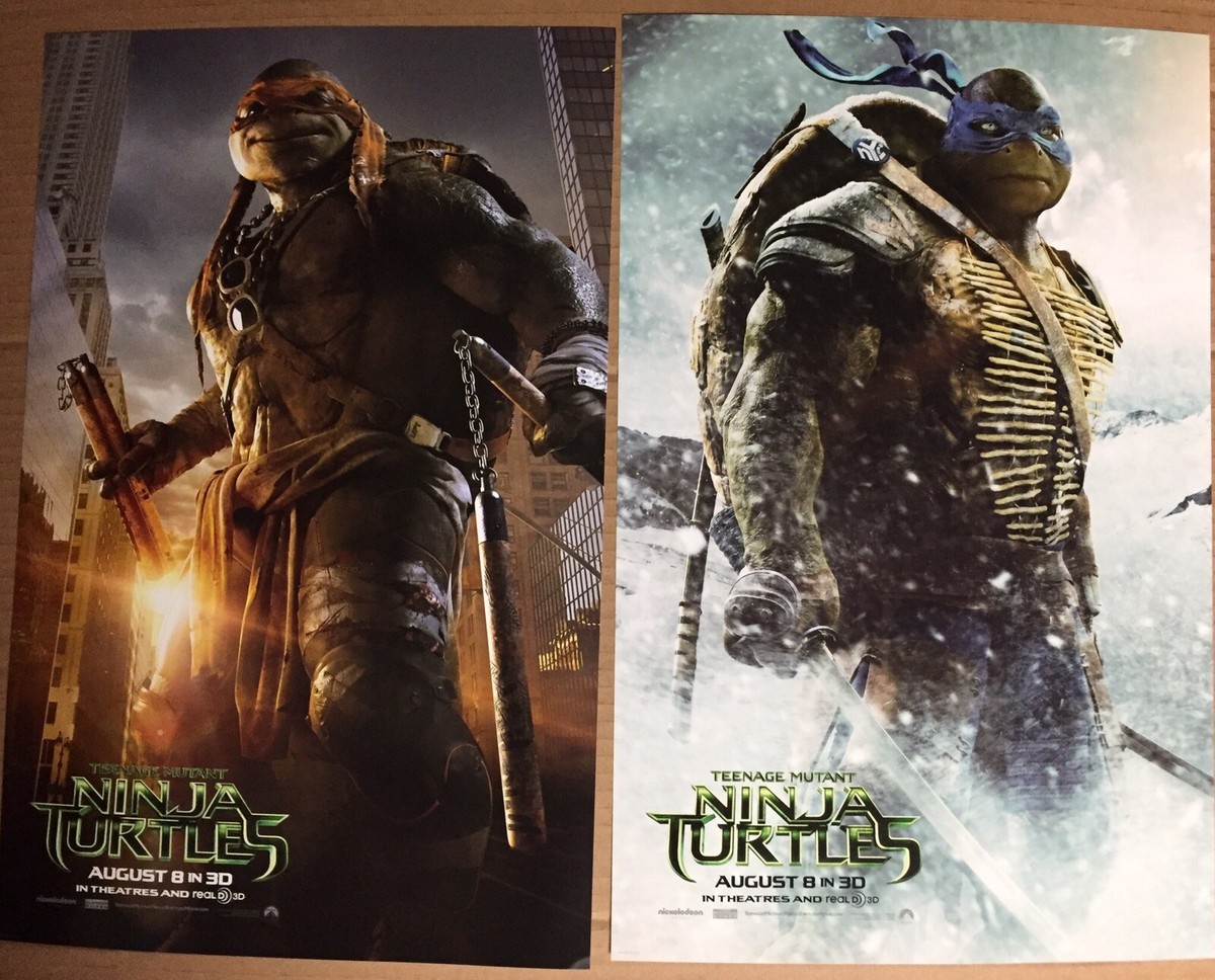 Teenage Mutant Ninja Turtles Movie Poster Michael Bay Michael Bay's