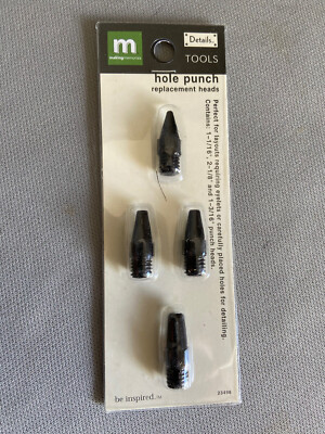 Making Memories tools-hole punch replacement heads (4), # 23498, NEW | eBay