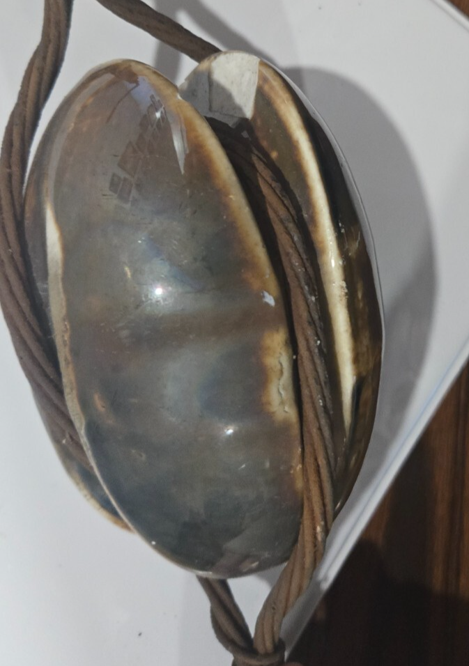 VINTAGE INSULATOR Light BROWN GUY WIRE PROTECTOR PORCELAIN original ...