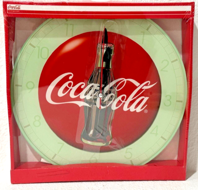 Coca Cola Cuckoo Clocks Vintage 1990s Giant Watch Wall Clock Coca