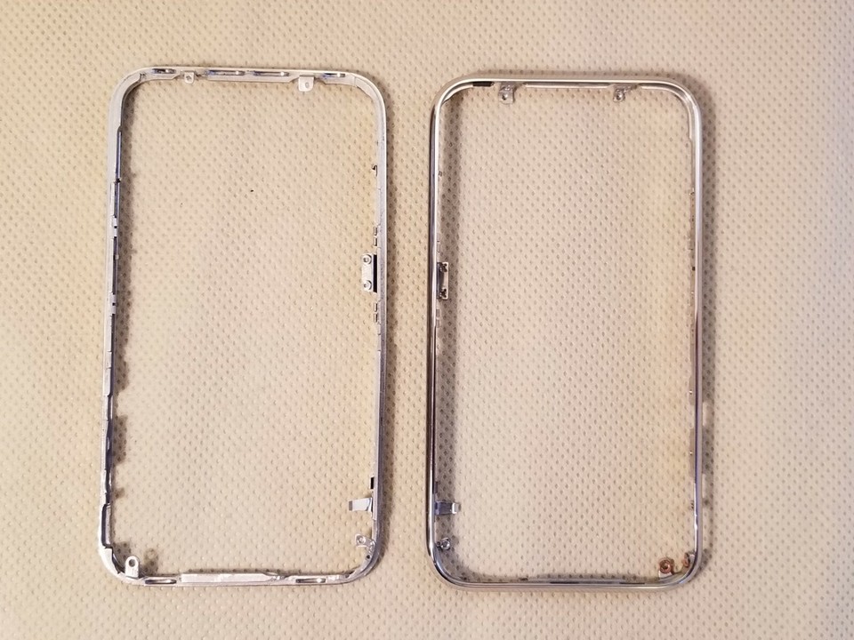 New Apple Metal Front Chrome Bezel Frame - IPHONE 3G 3GS A1241 A1324 ...