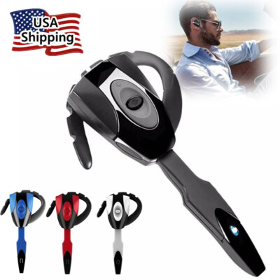Bluetooth Wireless Earphone Hands-free Earpiece with Mic Truck Driver ...