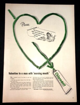 Life Magazine Ad CHLORODENT Chlorophyll Toothpaste1954 Ad | eBay