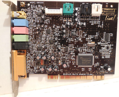 Creative Labs Sound Blaster Live! SB0200 Sound Card | eBay