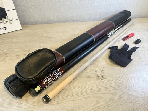 Tai ba Cue 2-Piece Pool Cue Stick Billard Hard Case Included 58" Hardwood 20 Oz | eBay