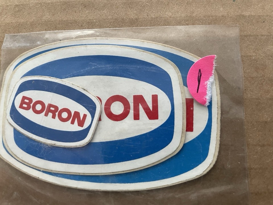 Vintage BORON Gas & Oil Standard Ohio SOHIO Sticker 3pcs #1 | eBay