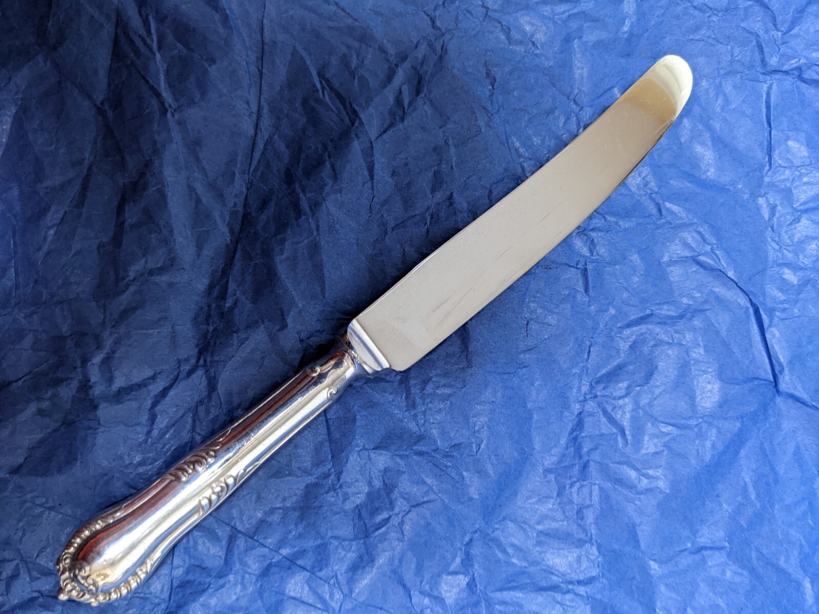 Mappin and Webb Chesterfield silver plated cutlery 21.5cm DESSERT KNIFE ...
