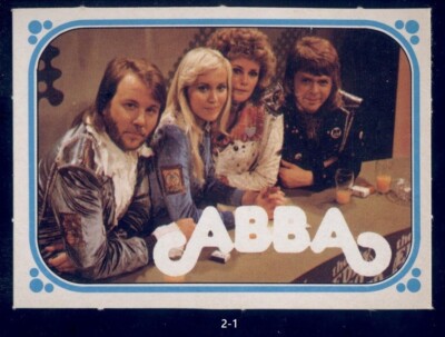 ABBA 1976 Dutch Monty Cards **YOU PICK** Vintage Cards -Condition in ...