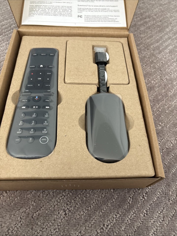 DIRECt TV Gemini Air 4K Streaming Device P21KW-500 Version N 4.1.0.444 ...