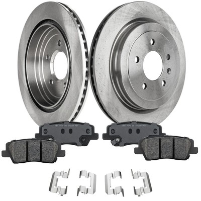 Rear Brake Disc Rotors and Pads Kit For 2013-2019 Cadillac ATS 2-Wheel ...