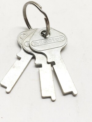 Master brand steel key blanks, set of 3, locksmith | eBay