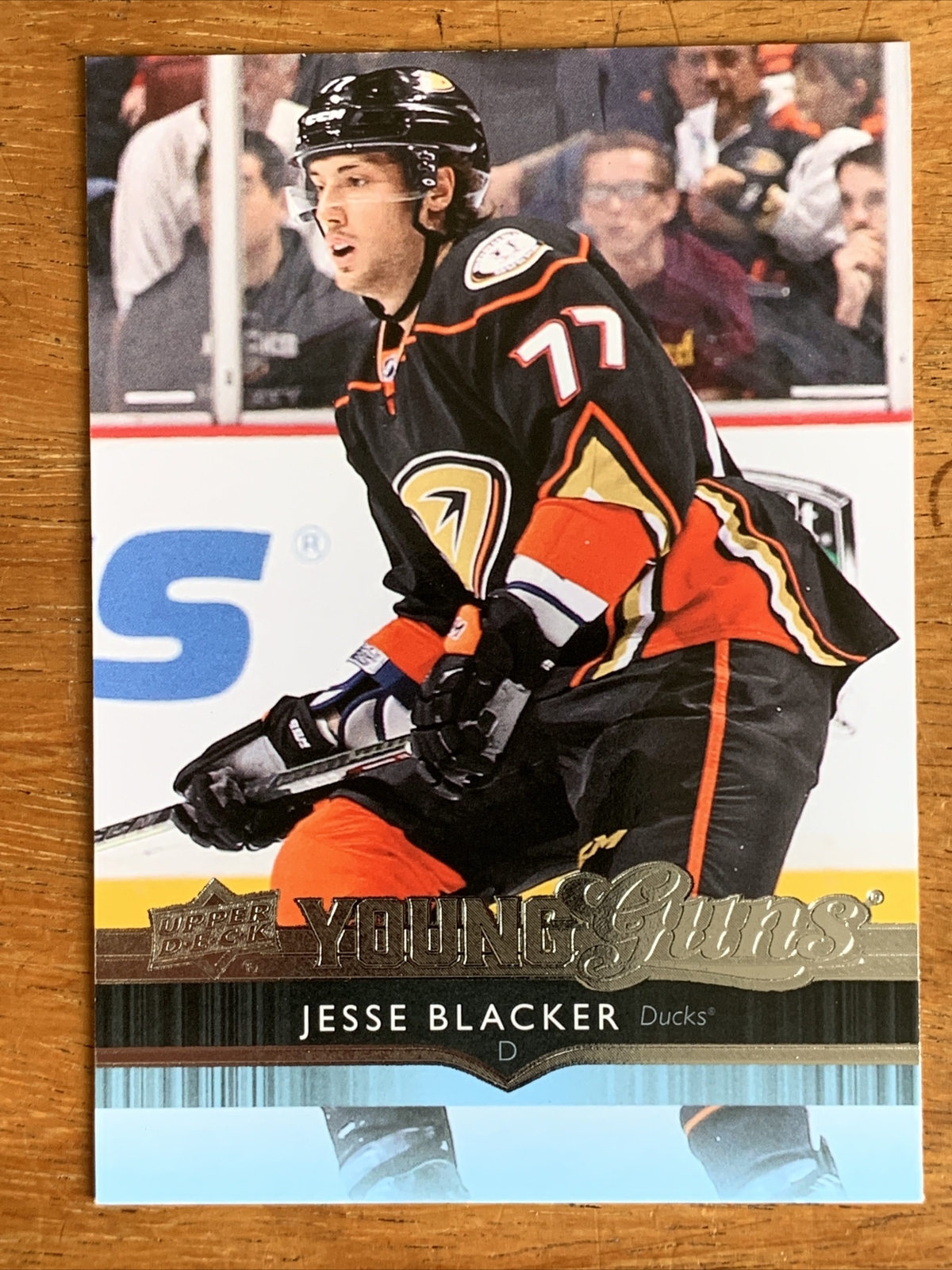 2014-15 UD Update- Jesse Blacker Young Guns Rookie - Anaheim Ducks | eBay
