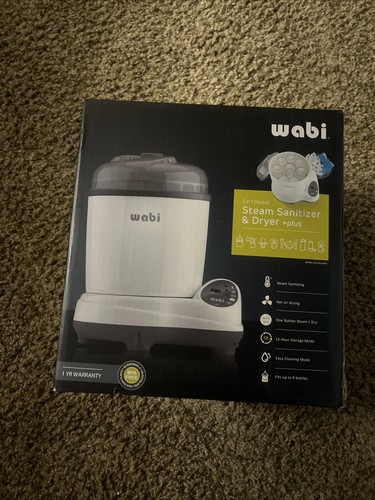 Wabi Baby 8 Bottle 3 in 1 Electric Steam Sanitizer & Dryer Plus Easy ...