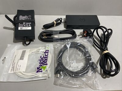 Dell D6000 USB-C Docking Station + Power Supply & Cables | eBay UK