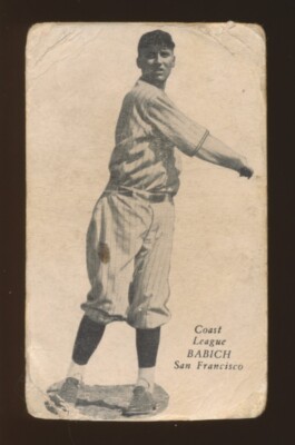 1932 Zeenut (PCL) -JOHN BABICH (San Francisco Seals) -Dodgers, Braves ...