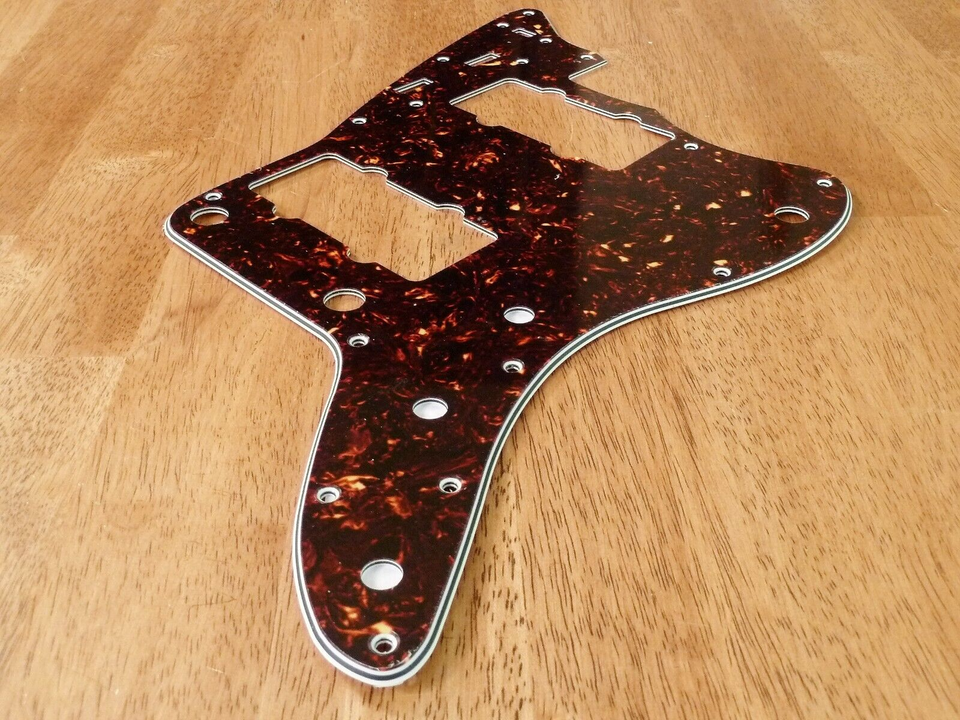 PICKGUARD BROWN TORTOISE SHELL 4 PLY FOR FENDER JAZZMASTER | eBay