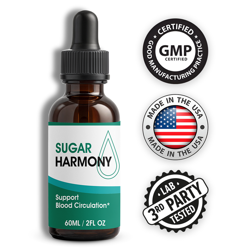 (3 Pack) Sugar Harmony Drops, SugarHarmony Maximum Strength Blood ...
