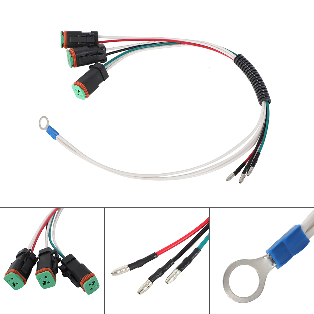 US For Meyer Solenoid Pig Tail Coil Adapter Harness E58H Bullet To ...