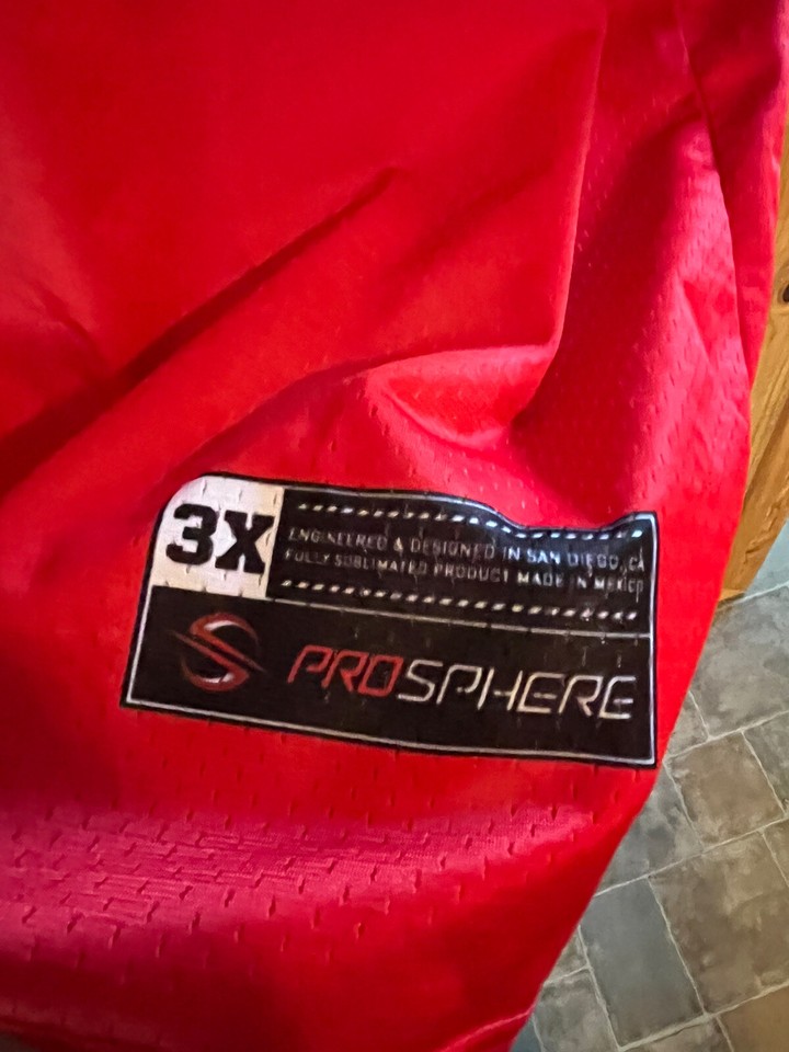 Eastern Washington University Eagles ProSphere Hockey-Style Jersey 3XL Red/Black | eBay