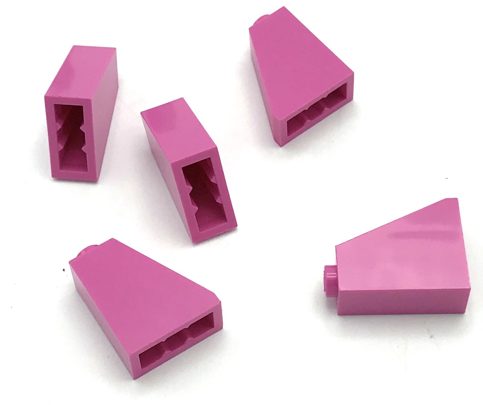 Lego 5 New Dark Pink Slope 65 2 x 1 x 2 Sloped Pieces | eBay